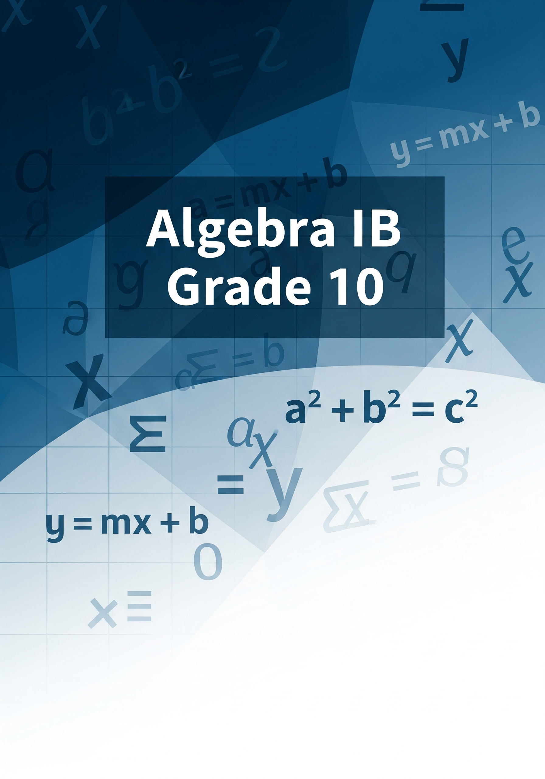 Practice Factored Form (3.2) - Cubic Functions - IB 10 Mathematics ...